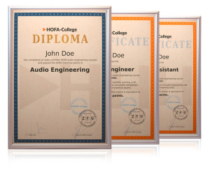 HOFA AUDIO DIPLOMA – HOFA-College